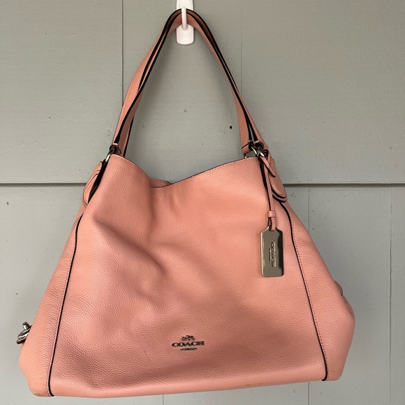 Coach | Bags | Coach Handbag Light Pinkpeachy Color | Poshmark